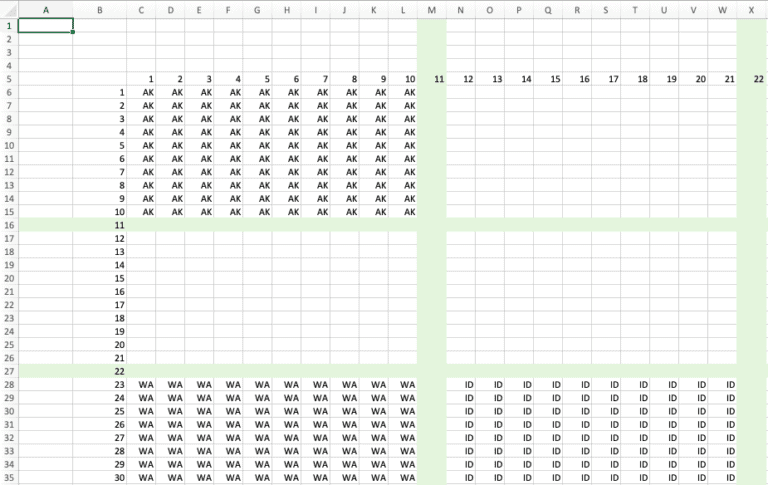 US Waffle Tile Grid Map - PolicyViz
